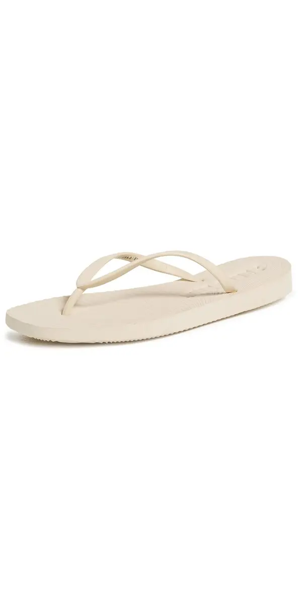 VELOUR Tapered Flip Flops - Eggnog