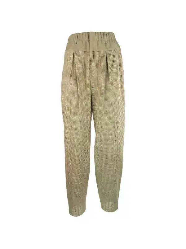 Fabiana Filippi Perforated Trousers - Neutrals