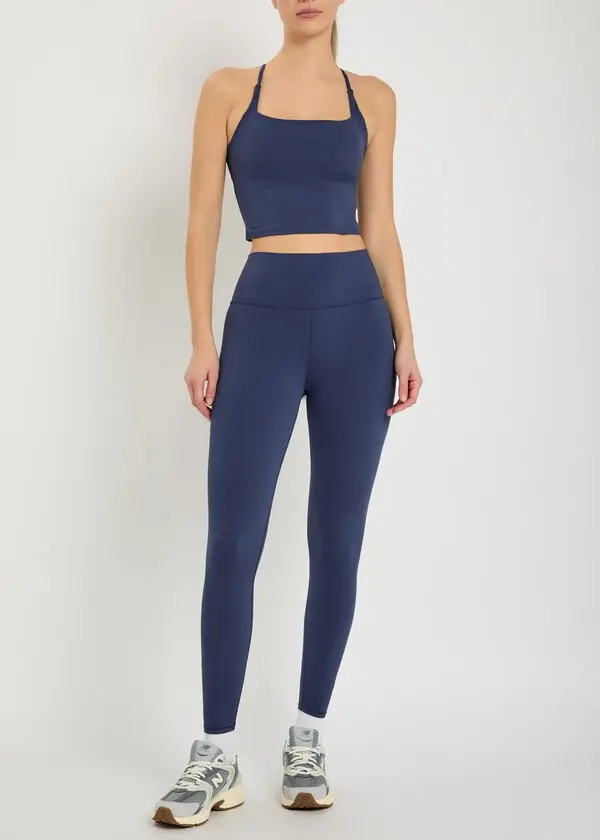 Vuori Allthefeels Stretch-jersey Leggings - Navy