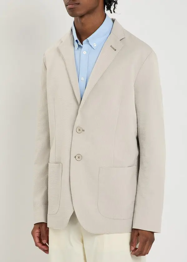 Herno Seersucker Blazer