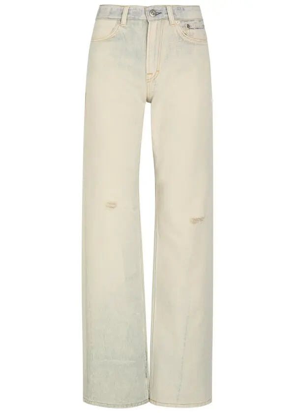 Our Legacy High-rise Boot-cut Jeans - Grey