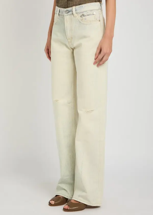Our Legacy High-rise Boot-cut Jeans - Grey