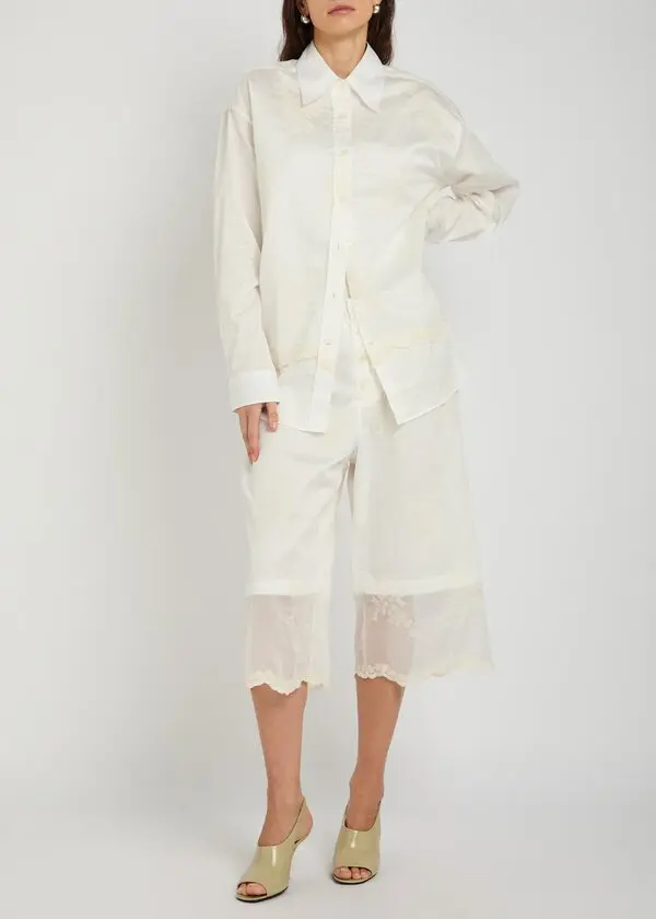 Our Legacy Embroidered Cotton Poplin Shirt