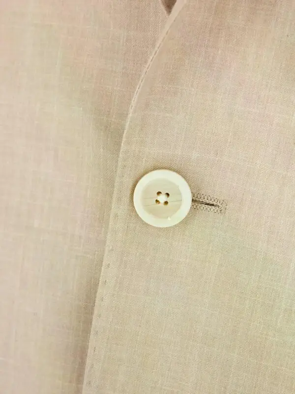 LARDINI Notched Lapels Button Blazer - Neutrals