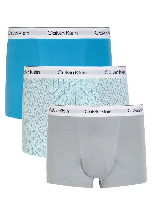Calvin Klein Icon Stretch-cotton Trunks - Grey