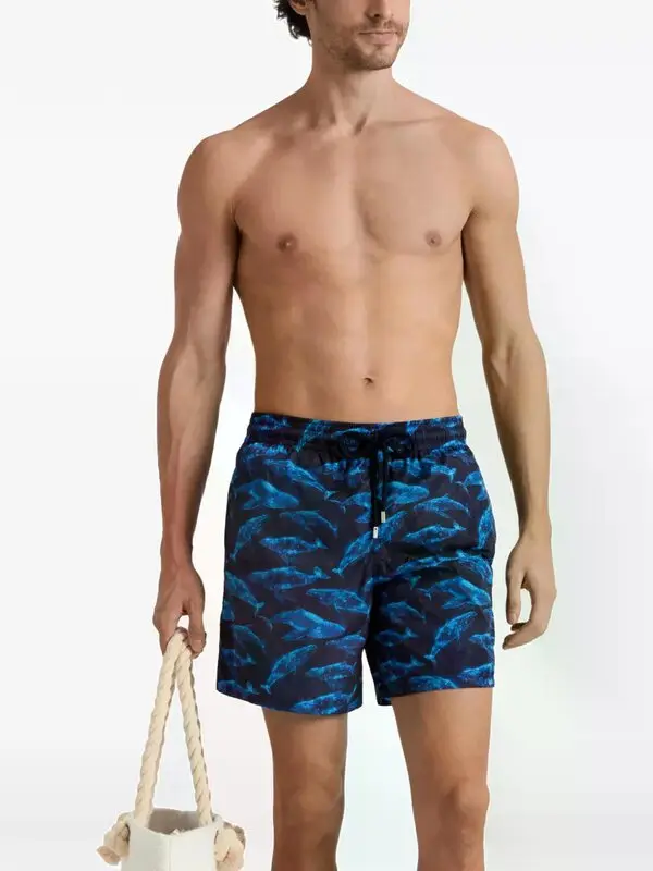 Vilebrequin Sparkling Whales Swim Shorts - Blue