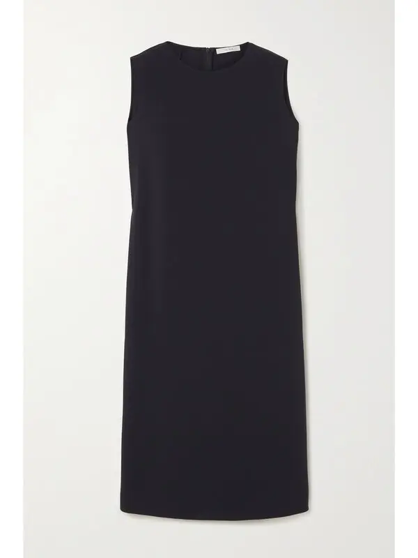 THE ROW Essentials Mirna Crepe Midi Dress - Blue