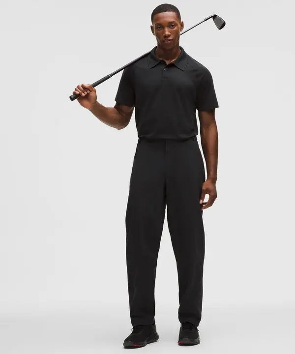 Lululemon Metal Vent Tech Polo Shirt - Black/black