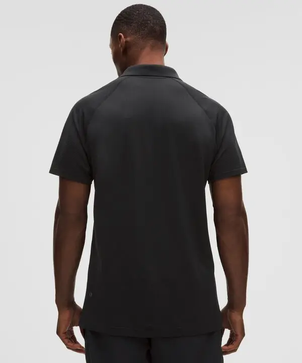 Lululemon Metal Vent Tech Polo Shirt - Black/black