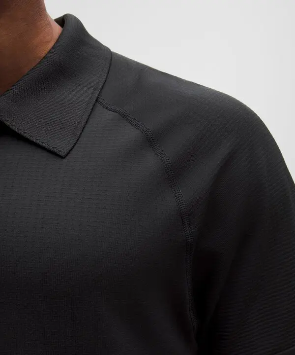 Lululemon Metal Vent Tech Polo Shirt - Black/black