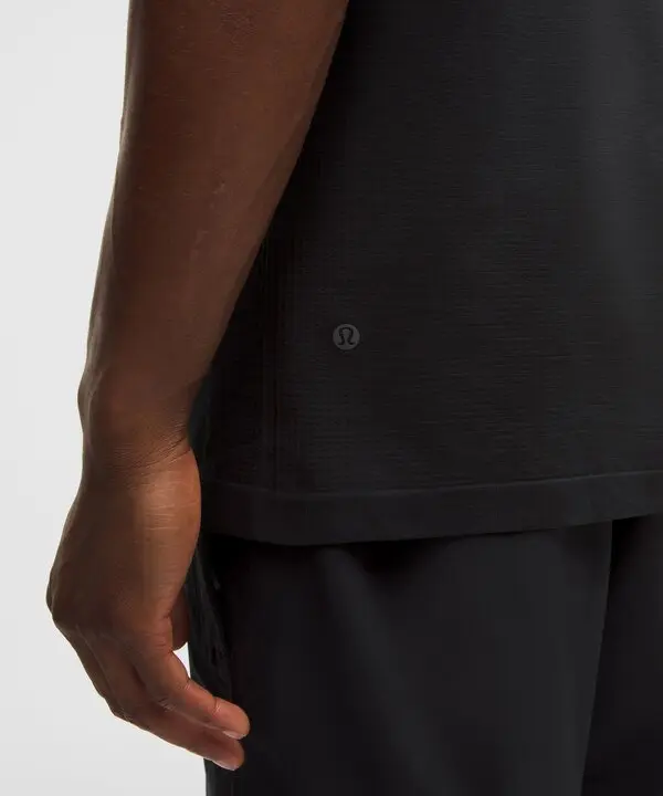 Lululemon Metal Vent Tech Polo Shirt - Black/black