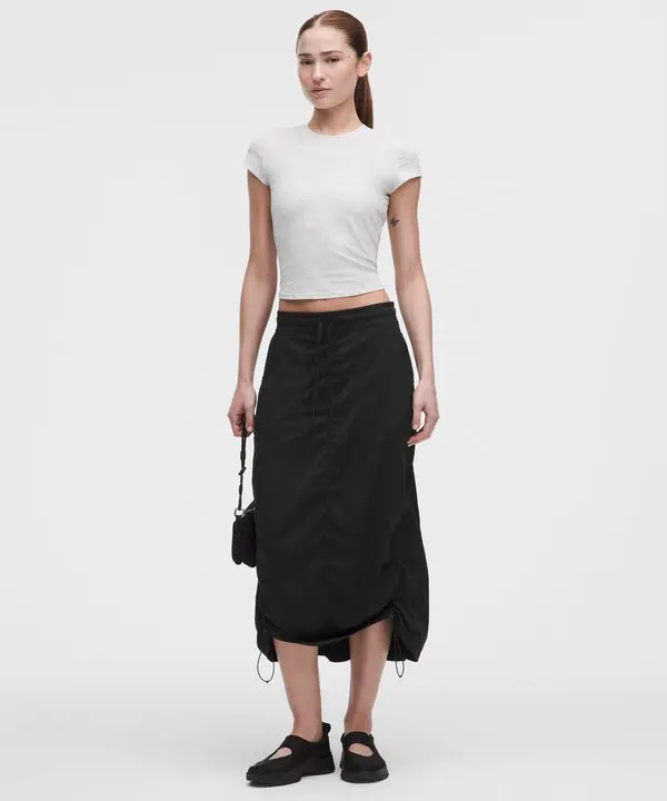 Lululemon Dance Studio Mid-rise Midi Skirt - Black