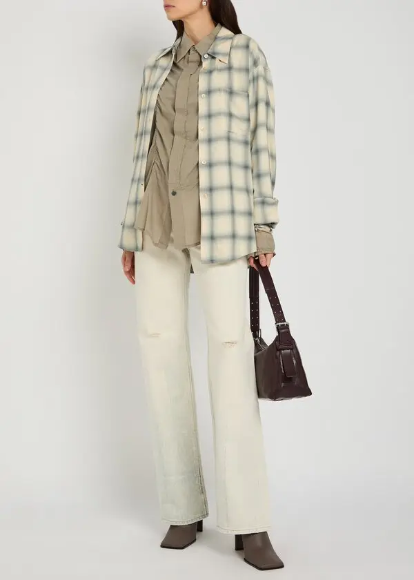 Our Legacy Checked Woven Shirt - Blue