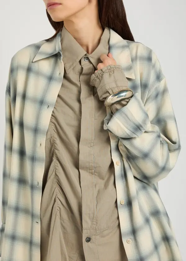 Our Legacy Checked Woven Shirt - Blue