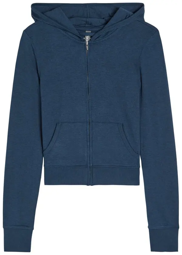 Vuori Halo Mini Hooded Jersey Sweatshirt - Navy