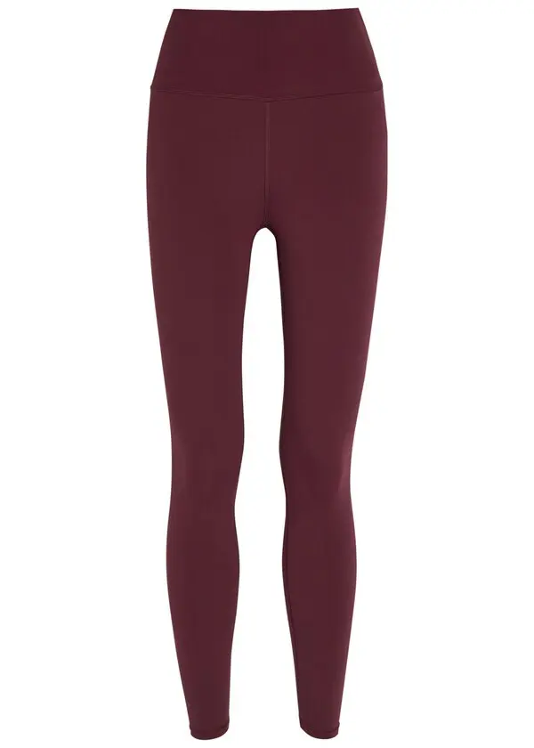 Vuori Allthefeels Stretch-jersey Leggings - Burgundy