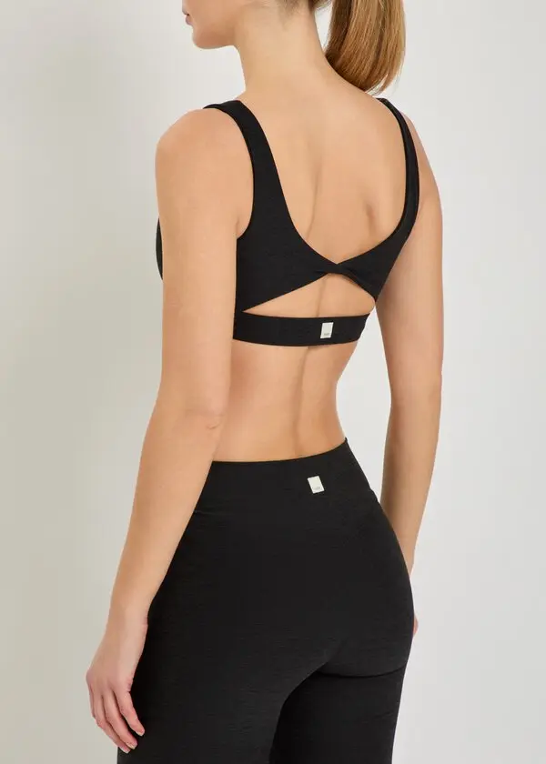 Vuori Rhythm Stretch-jersey Sports Bra - Black