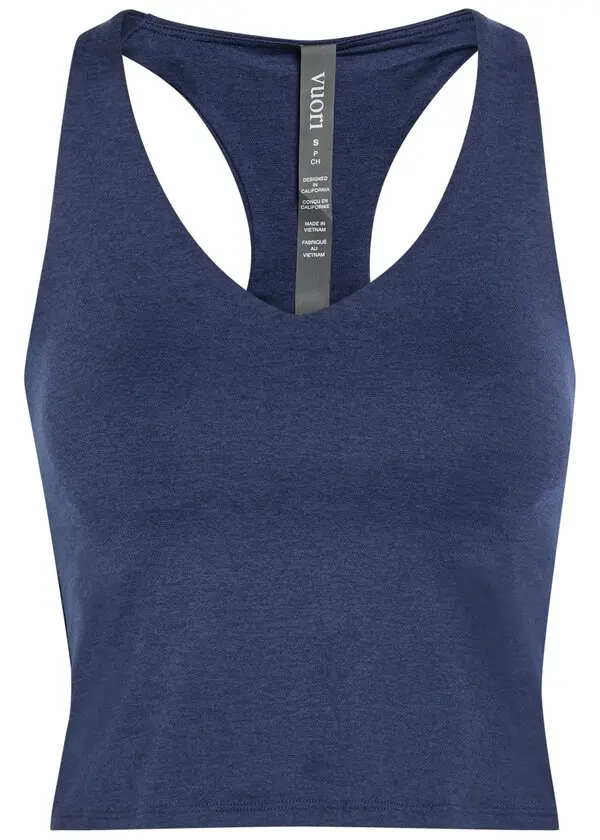 Vuori Jersey Workout Tank Top - Navy