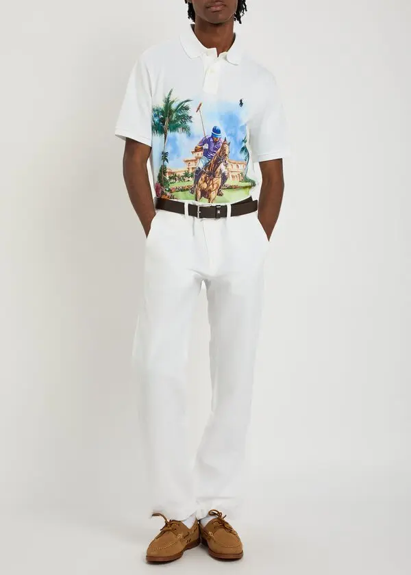 Polo Ralph Lauren Bedford Linen And Cotton-blend Trousers