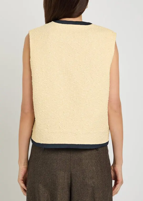 BLAZÉ MILANO Orinda Gliss Bouclé Gilet
