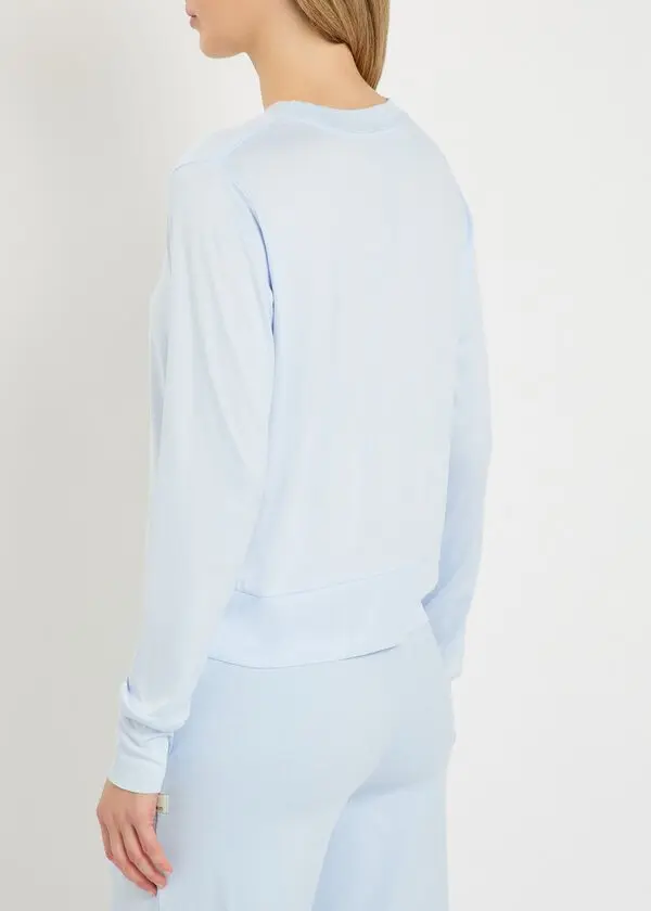 Vuori Daydream Stretch-jersey Top - Light Blue