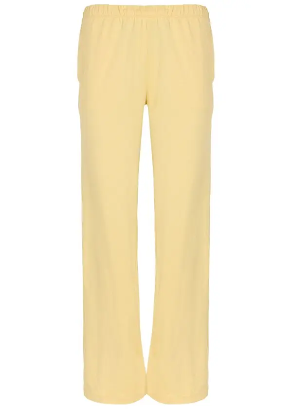 Vuori Halo Modern Straight-leg Jersey Sweatpants - Yellow