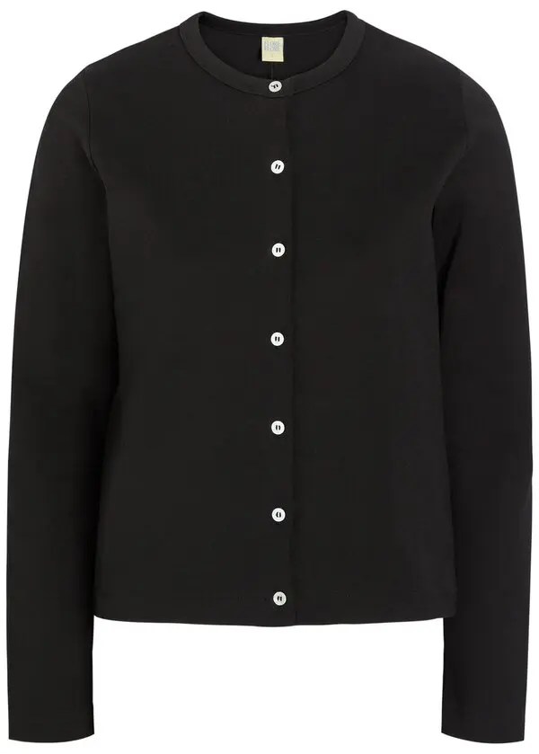 FLORE FLORE Poppy Cotton Cardigan - Black