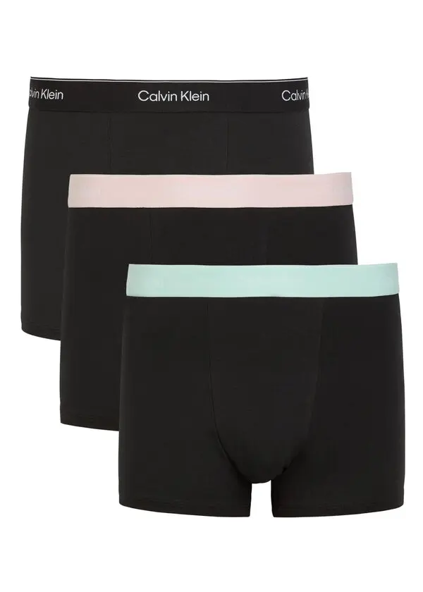 Calvin Klein Icon Stretch-cotton Trunks - Black