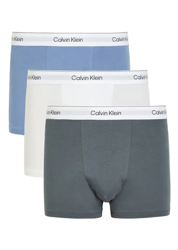 Calvin Klein Icon Stretch-cotton Trunks - White