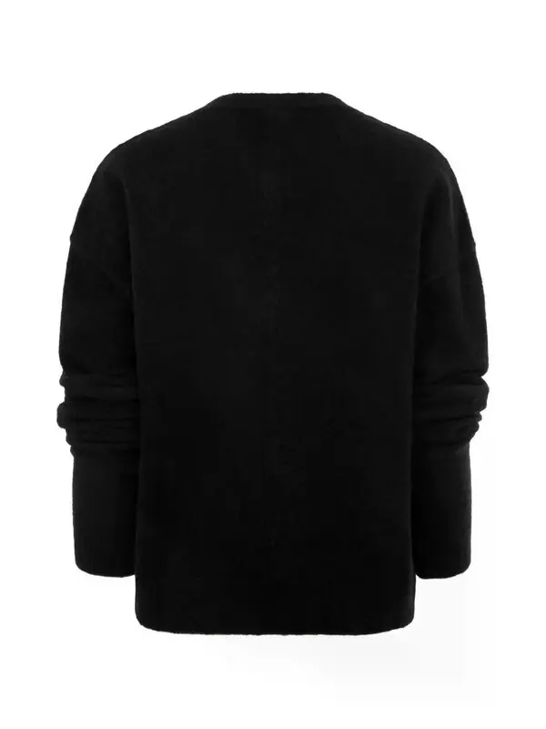 Rick Owens V-neck Long Sleeve Sweater
