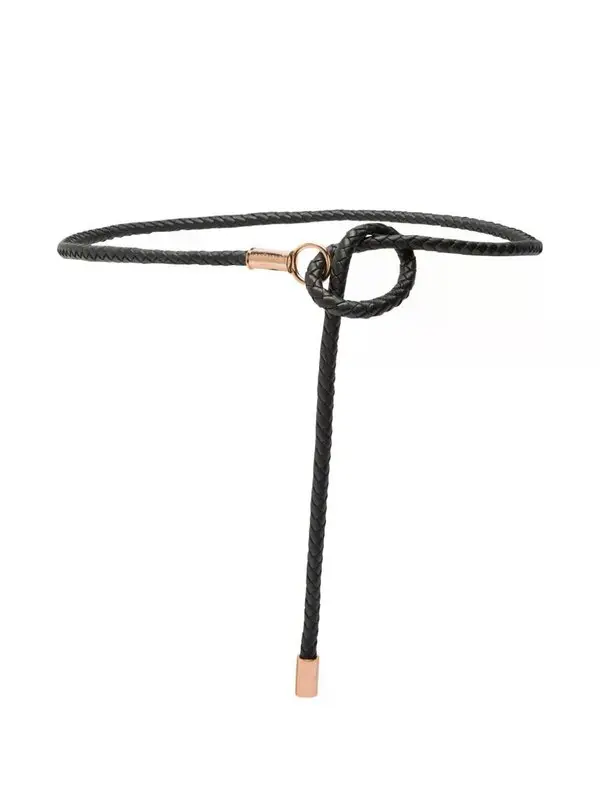 Gabriela Hearst Braided Knot Belt - Black