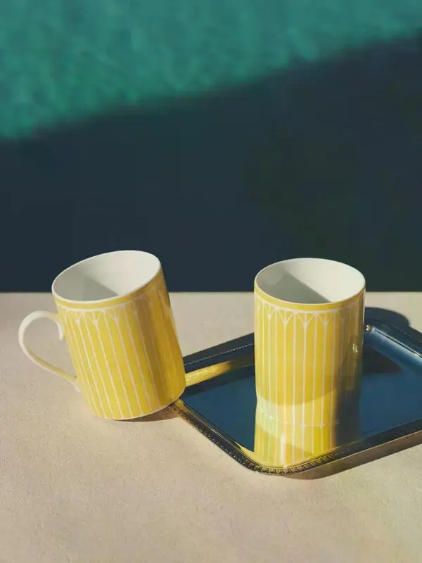 Christofle Striped Mug