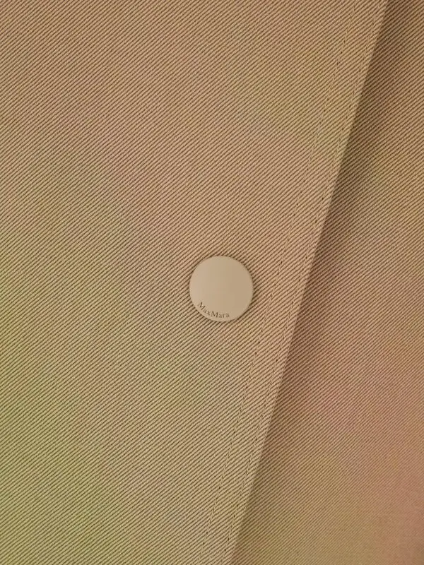 Max Mara Belted Buttoned Jacket