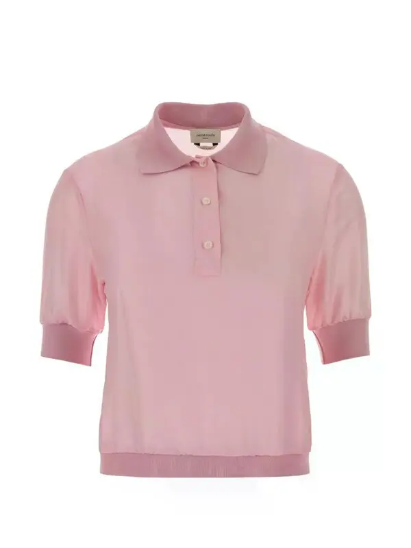 Jacob Cohen Fine-knit Polo Shirt - Pink