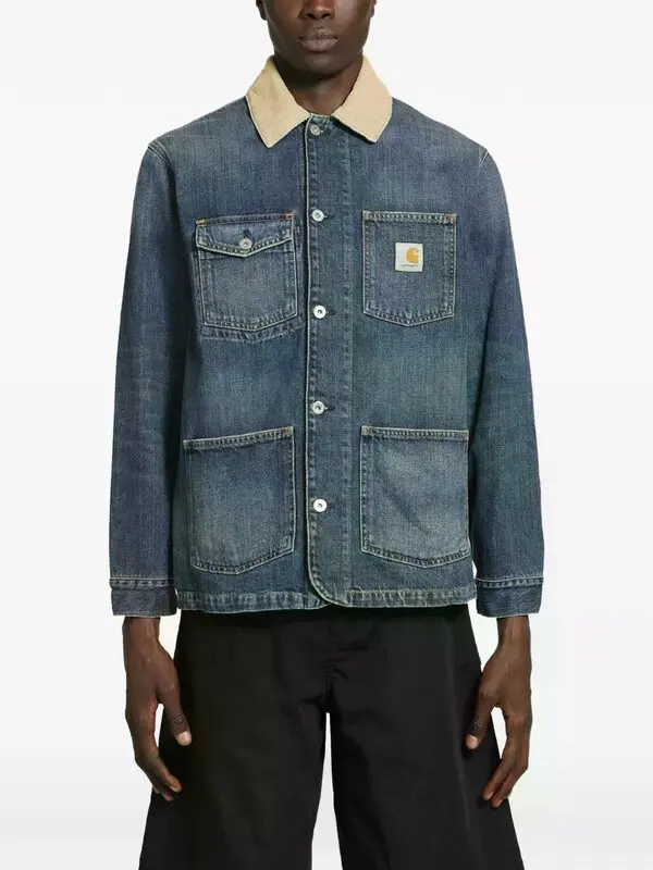 Carhartt Work In Progress Long-sleeve Jacket With Patch Pockets