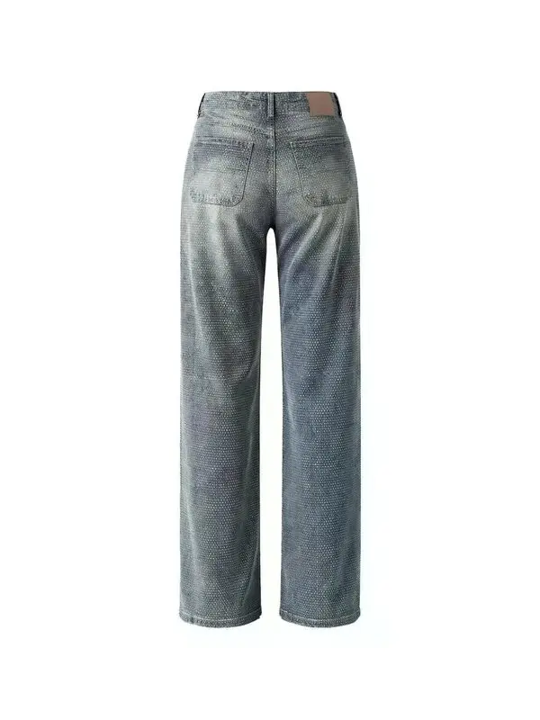 TWENTY FOURHAITCH Belt-loops Straight Leg Jeans