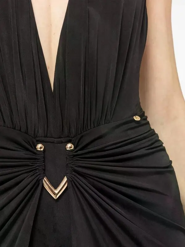 NISSA Layered Backless Jumpsuit