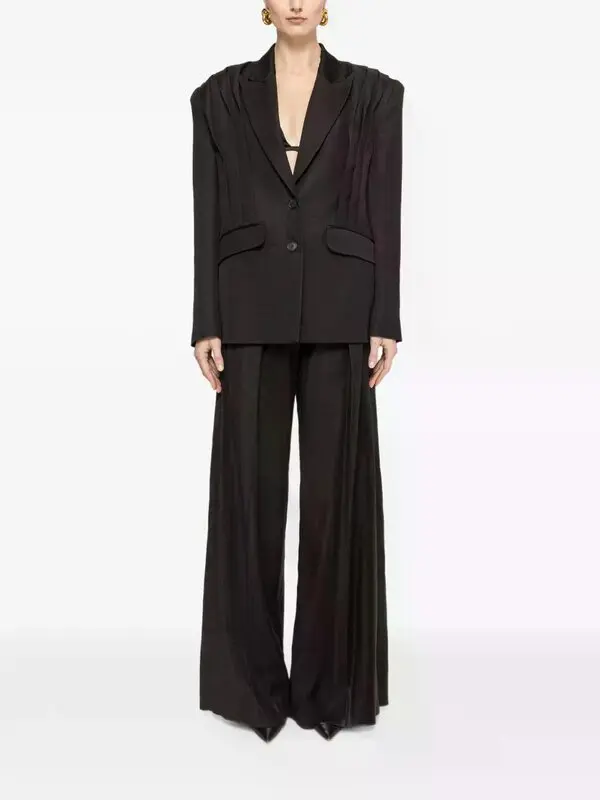 NISSA Oversized Pleated Blazer