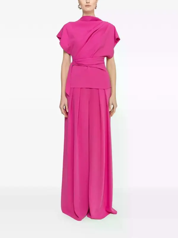 NISSA Draped Top - Pink