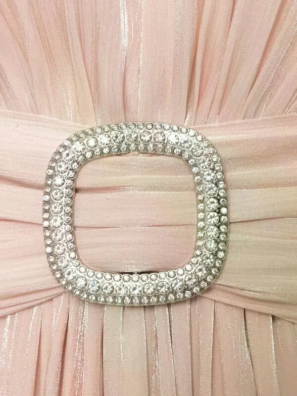 NISSA Crystal Detail Chiffon Dress