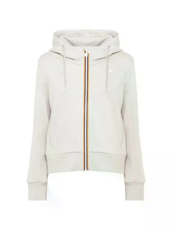 K-WAY Divine Light Zip-up Hoodie - Neutrals