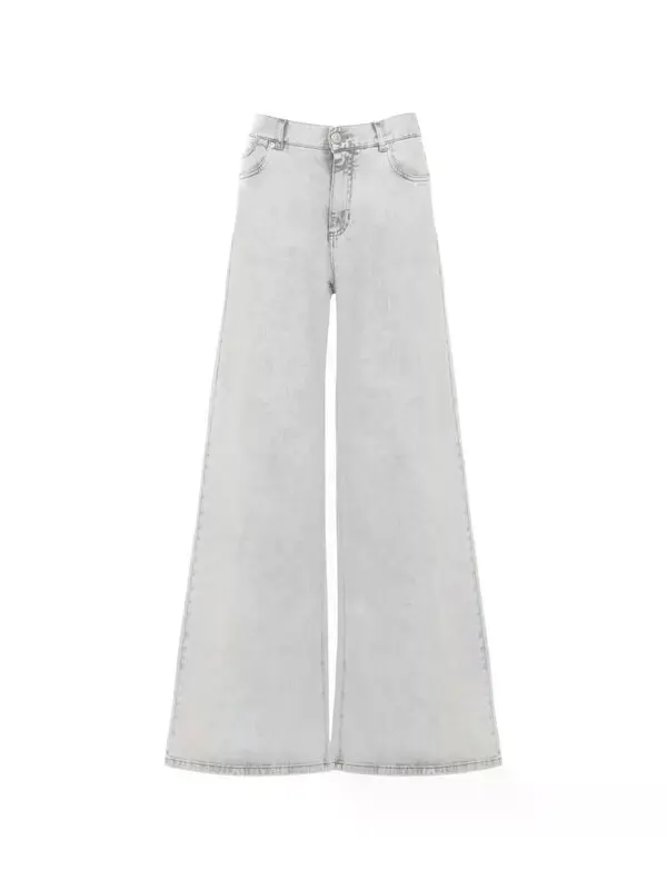 PANICALE Embellished Wide Leg Jeans