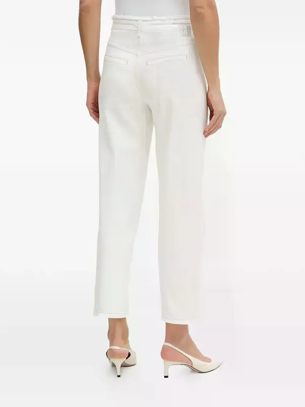 OUI Frayed Detail Jeans