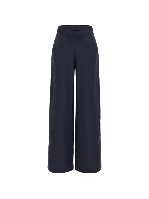 Off-White Striped Wide-leg Trousers