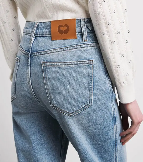 Maje Chain-detail Straight Jeans