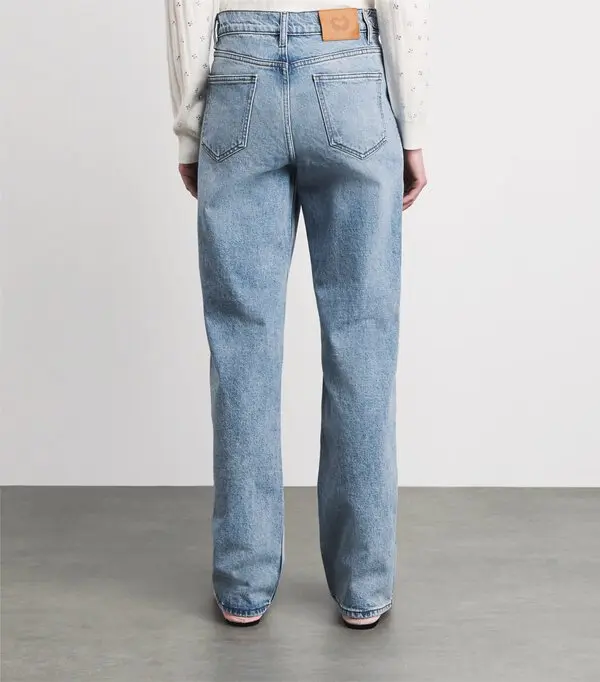 Maje Chain-detail Straight Jeans