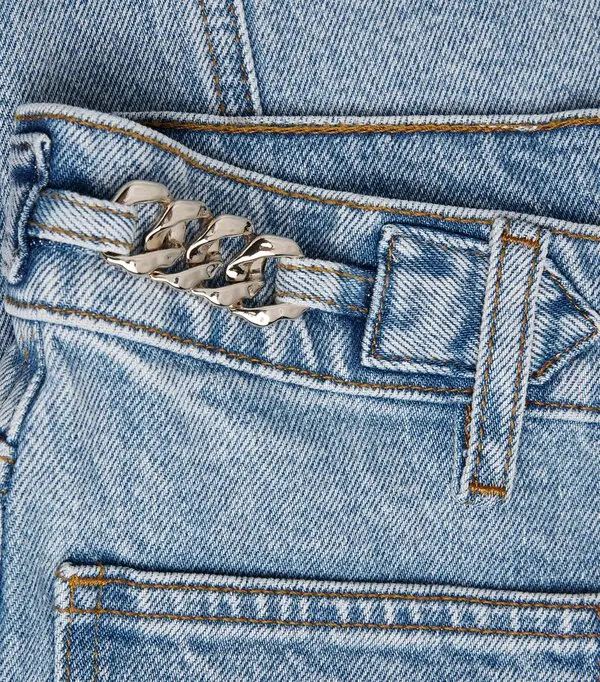 Maje Chain-detail Straight Jeans