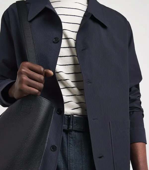 NN.07 Seersucker Blaze Overshirt