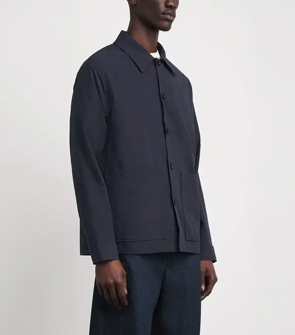 NN.07 Seersucker Blaze Overshirt
