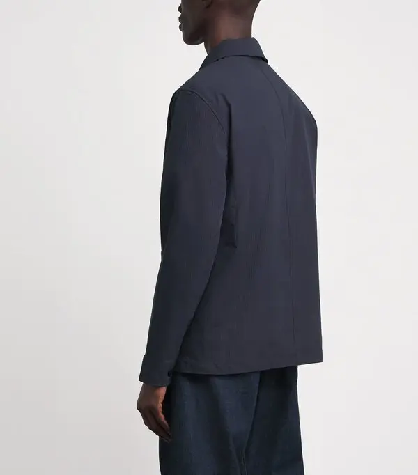 NN.07 Seersucker Blaze Overshirt